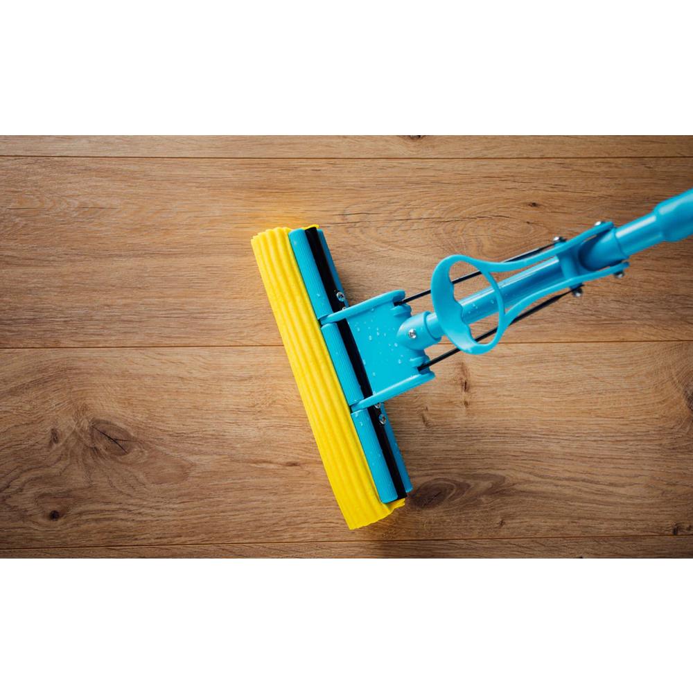 Sponge Floor Cleaning Mop & Window Cleaner with Adjustable Handle ...