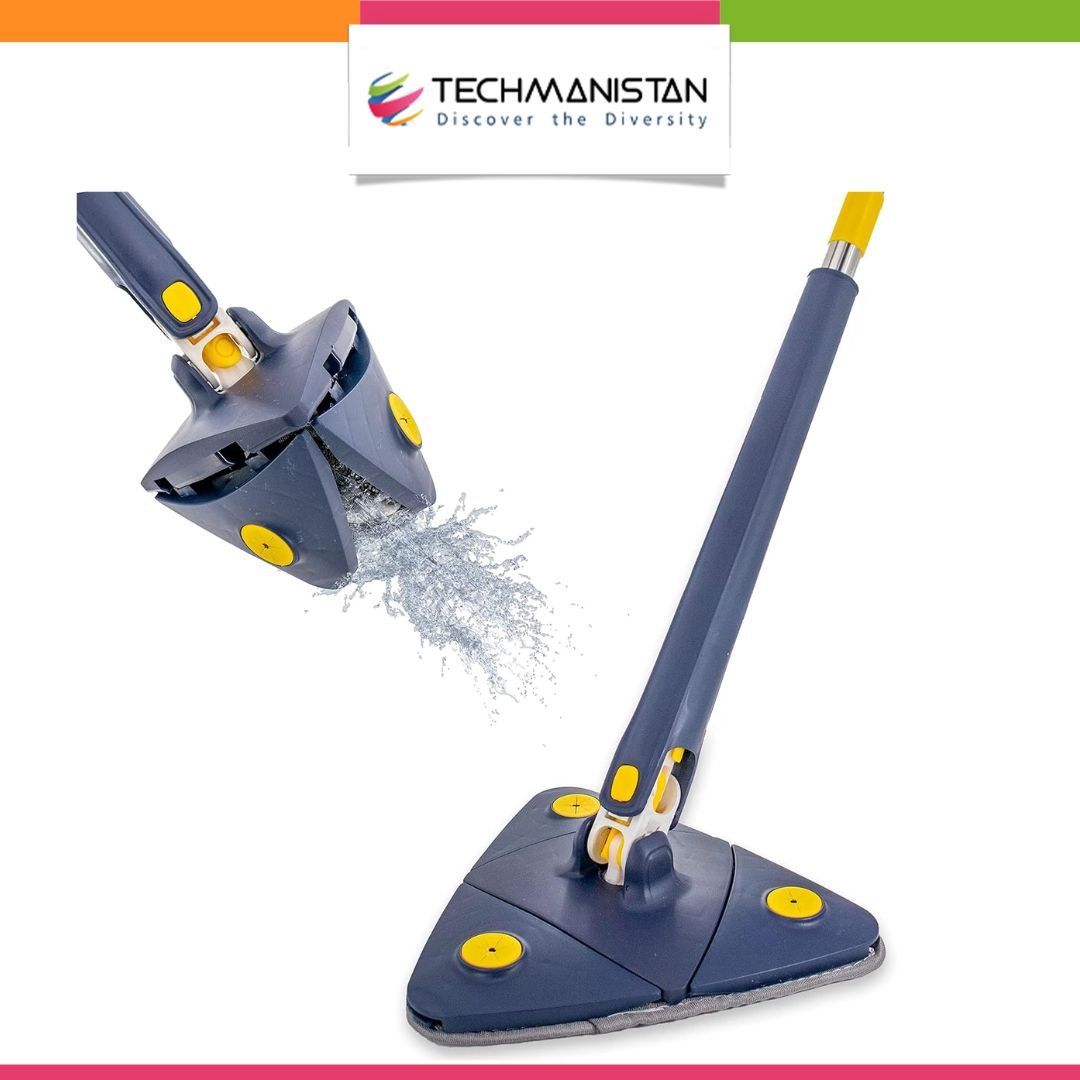 Rotatable Adjustable Cleaning Mop - Techmanistan