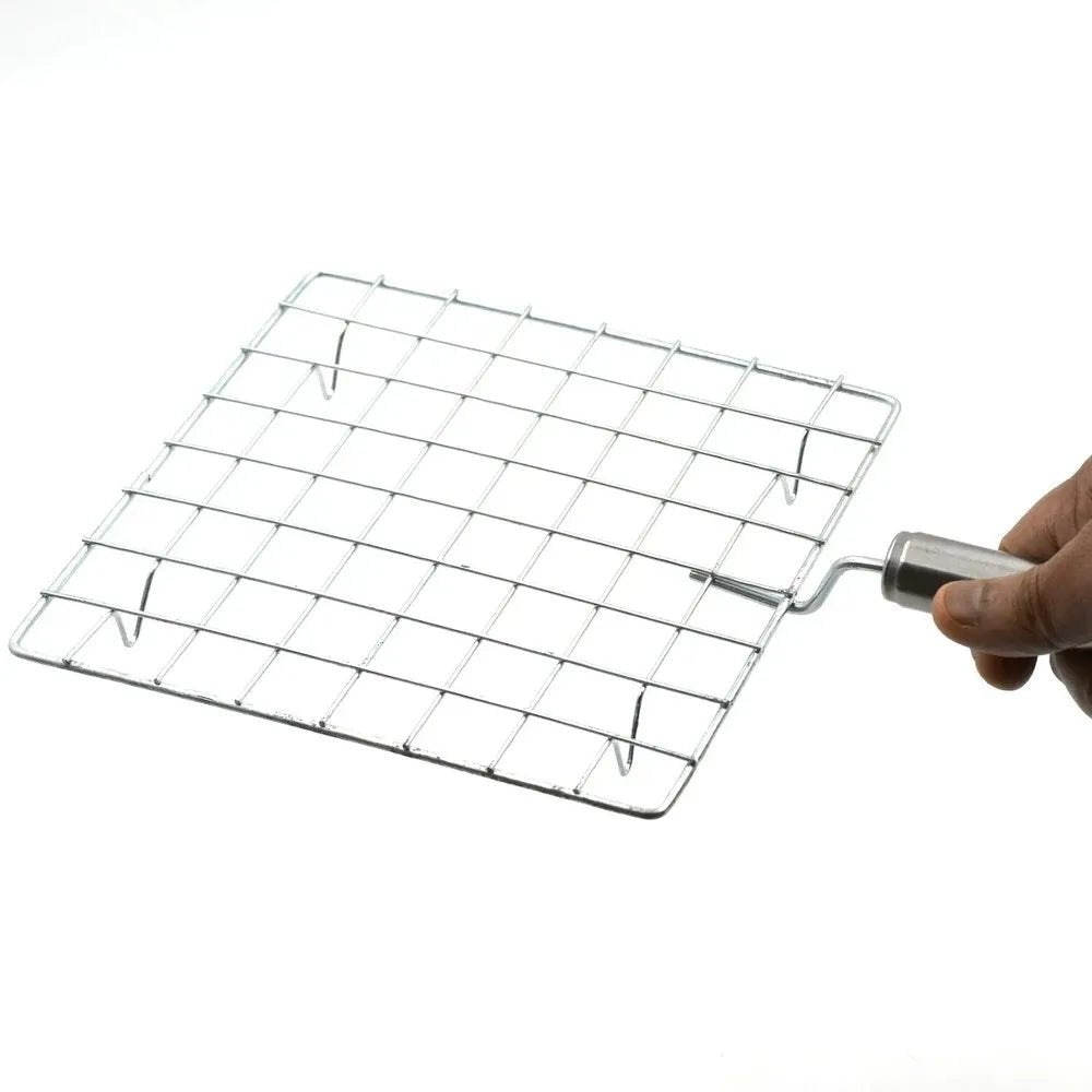 Square Barbecue Grill with Handle - Techmanistan