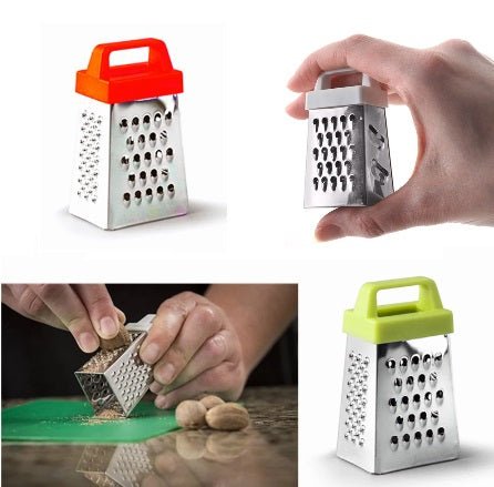 Stainless Steel Box 4 Sided Mini Grater - Techmanistan